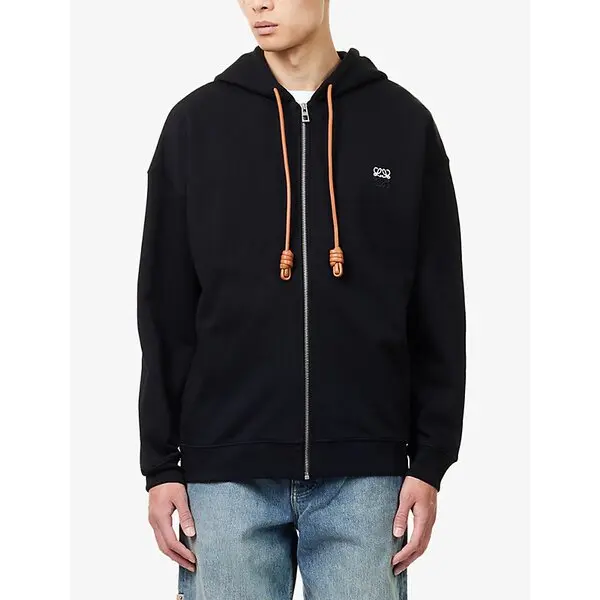 Loewe Anagram-embroidered Cotton Hoody