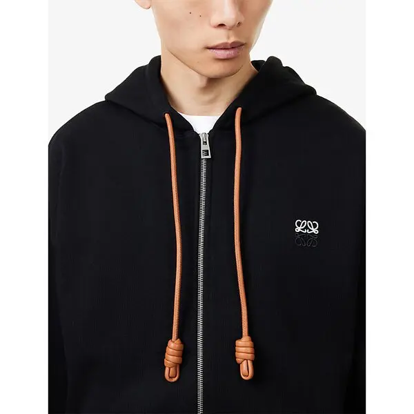 Loewe Anagram-embroidered Cotton Hoody