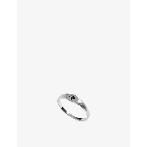 Monica Vinader Guiding Star Signet Ring