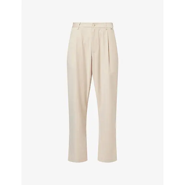 SUMMIT Tailored Cotton And Wool-blend Trousers