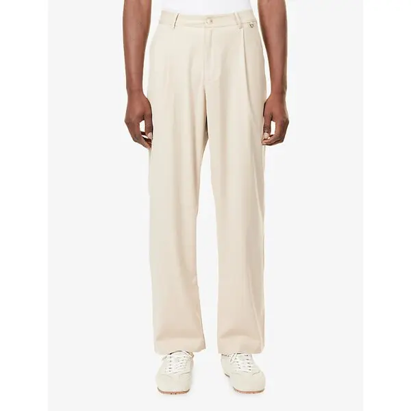 SUMMIT Tailored Cotton And Wool-blend Trousers