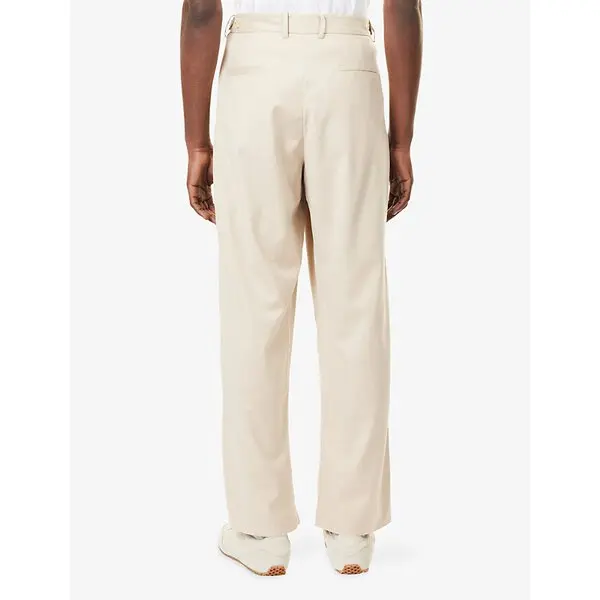 SUMMIT Tailored Cotton And Wool-blend Trousers