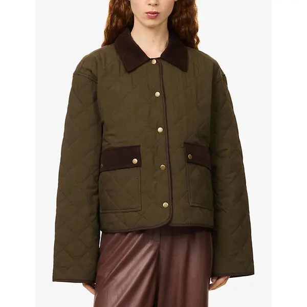 Paige Caleb Cropped Quilted Jacket