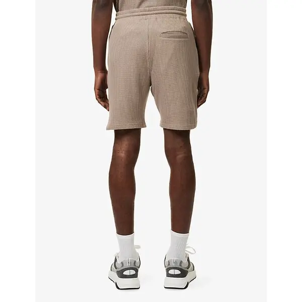 ARNE Relaxed-fit Waffle Cotton Shorts