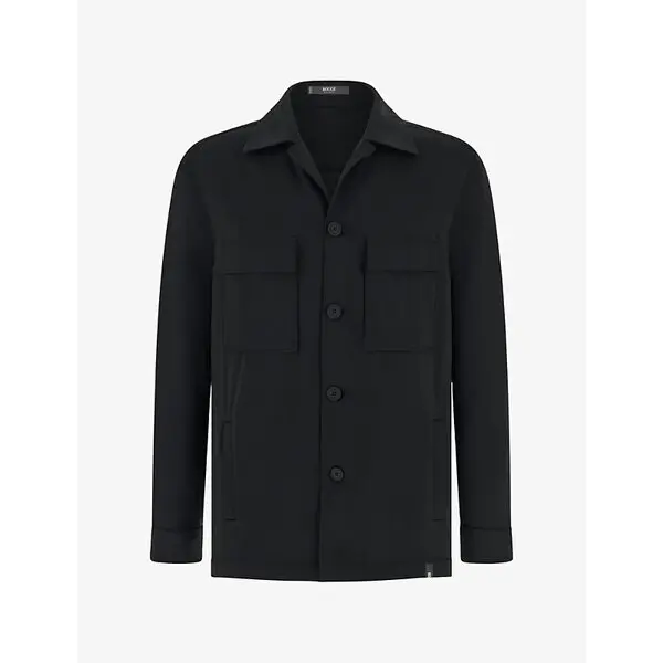 Boggi Milano Collared Stretch-cotton Jacket