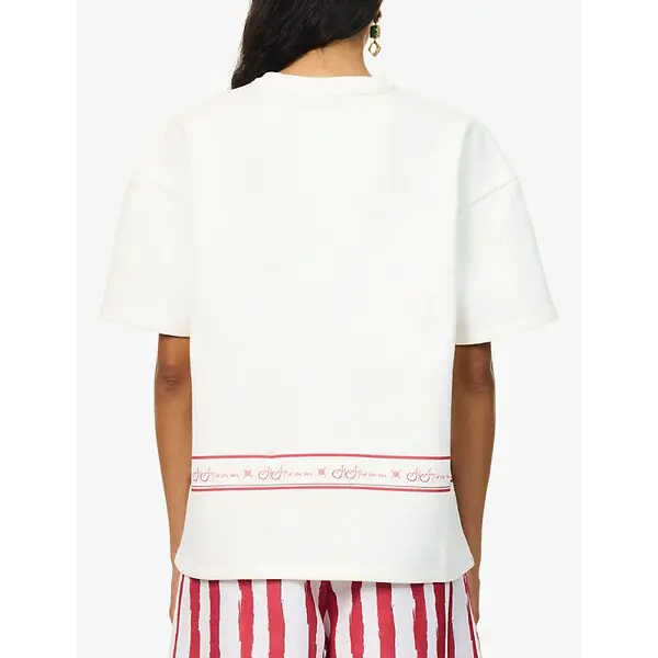 ARAM Brand-print Relaxed-fit Cotton T-shirt