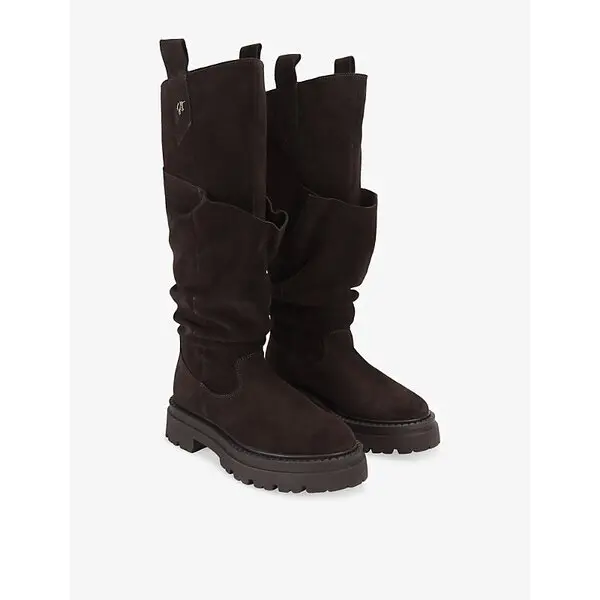 Steve Madden Kiona High-leg Flat Suede Boots