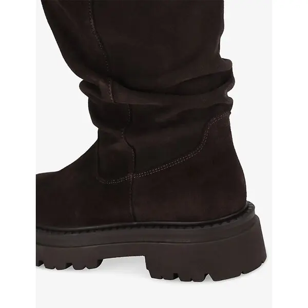 Steve Madden Kiona High-leg Flat Suede Boots