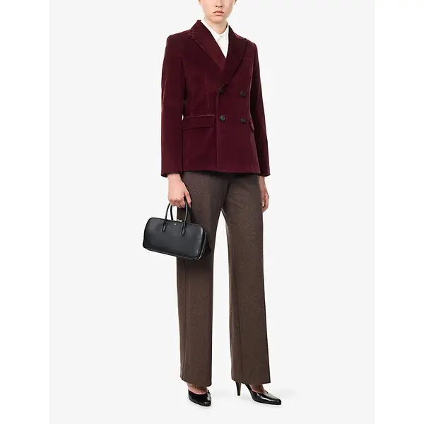Max Mara Double-breasted Cotton-corduroy Blazer