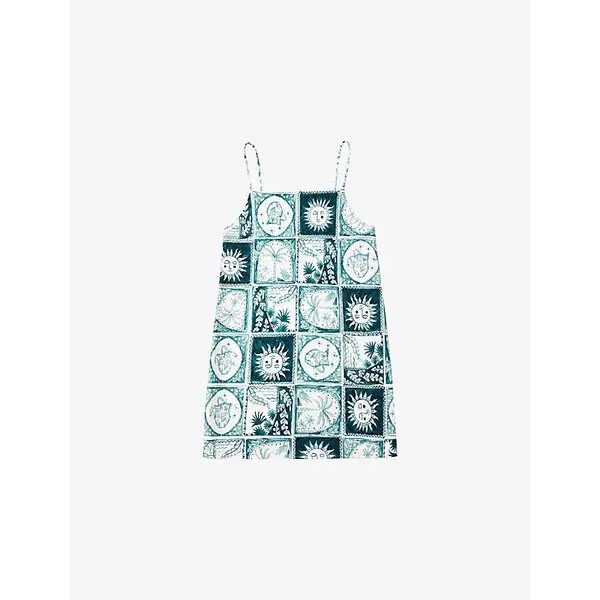 RO&ZO Zodiac Print Longline Camisole Top