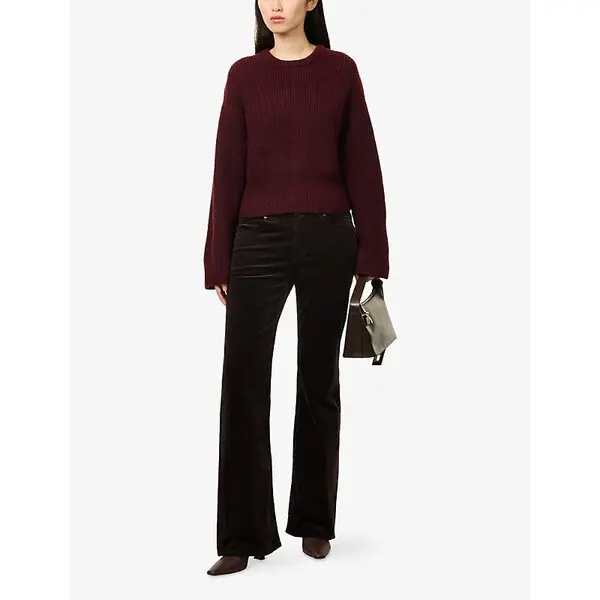 Good American Good Low-rise Bootcut Corduroy Jeans