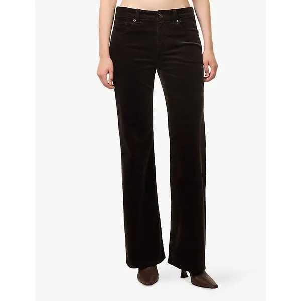 Good American Good Low-rise Bootcut Corduroy Jeans