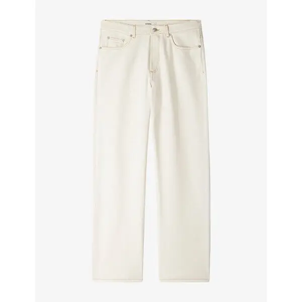 Sandro Straight-leg Relaxed-fit Denim Jeans