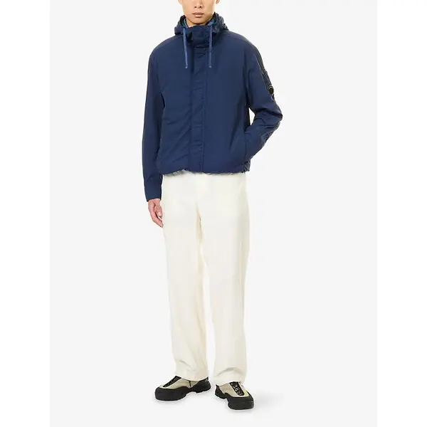 C.P. COMPANY Shell Jacket With Drawstring Waist And Hood