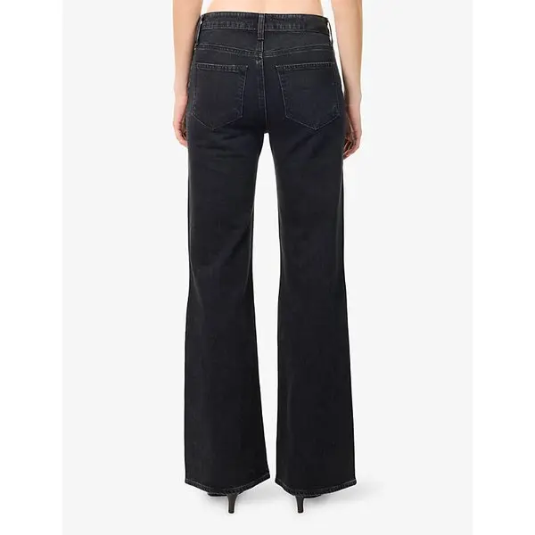 Paige Sofia Flared-leg Denim Jeans