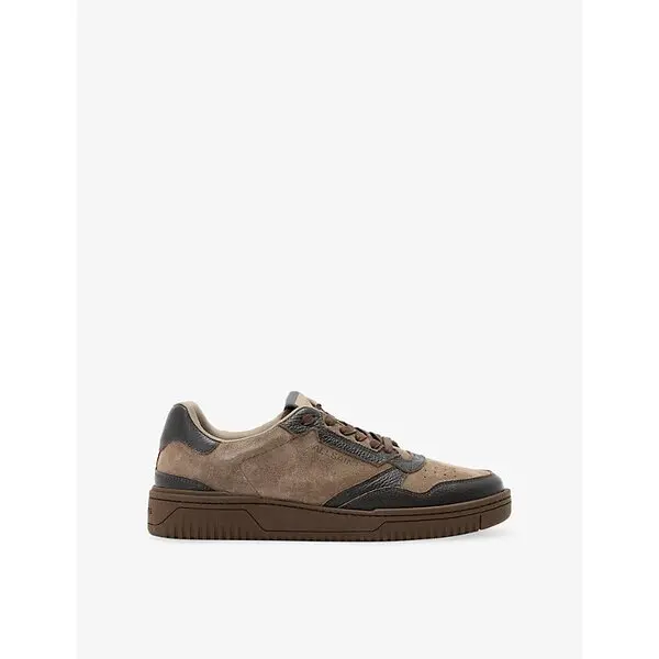 ALLSAINTS Regan Leather And Suede Trainers