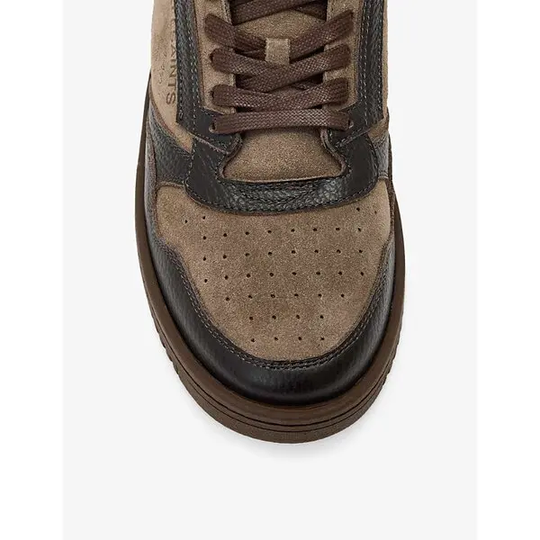 ALLSAINTS Regan Leather And Suede Trainers