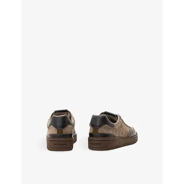 ALLSAINTS Regan Leather And Suede Trainers