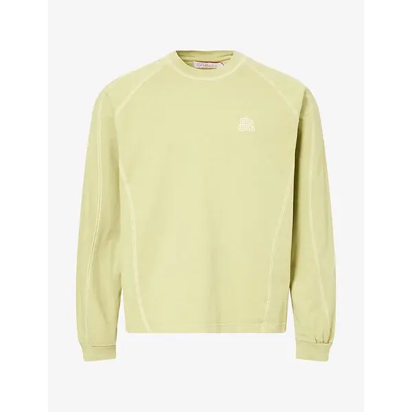 PELLADOR Overlock Long-sleeve Cotton T-shirt