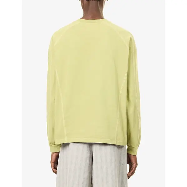 PELLADOR Overlock Long-sleeve Cotton T-shirt