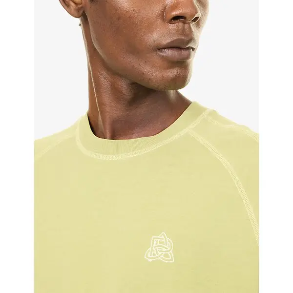 PELLADOR Overlock Long-sleeve Cotton T-shirt