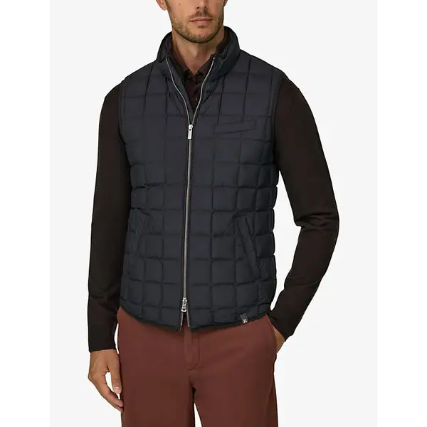 Boggi Milano Quilted Goose-down Gilet