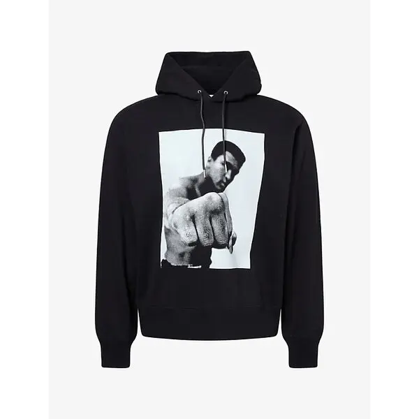 Sacai Ali Graphic-print Cotton Hoody