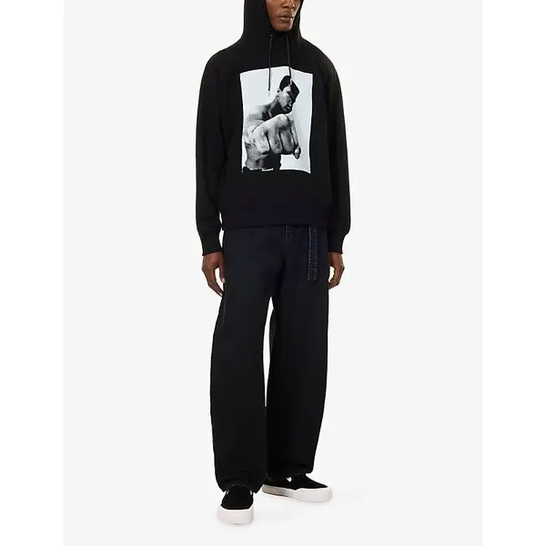 Sacai Ali Graphic-print Cotton Hoody