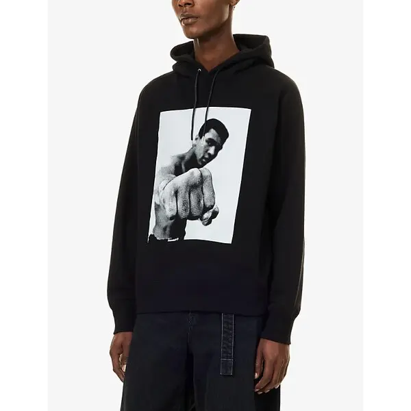 Sacai Ali Graphic-print Cotton Hoody