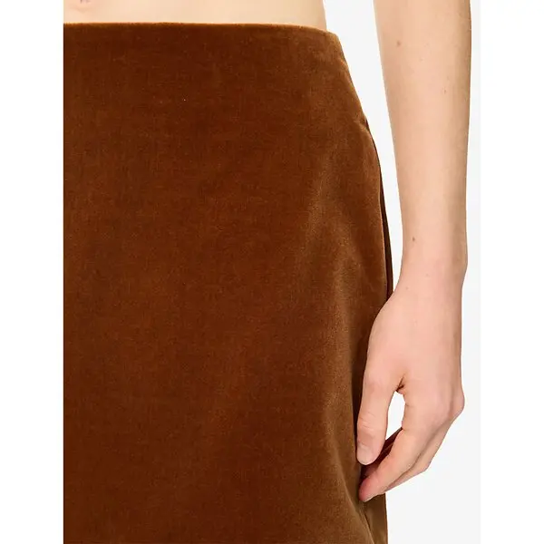 BLAZÉ MILANO High-rise Cotton Mini Skirt