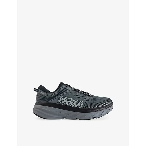 HOKA® Bondi 7 Woven Trainers - Outer Orbit Satellit