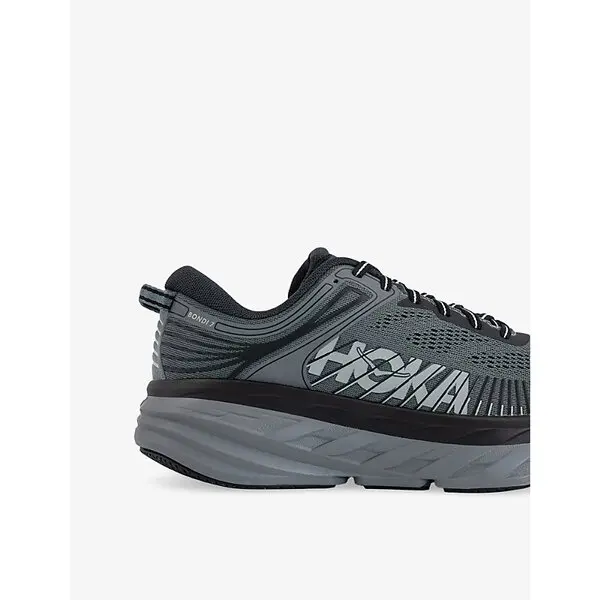 HOKA® Bondi 7 Woven Trainers - Outer Orbit Satellit