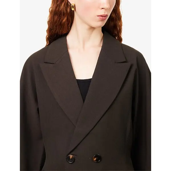 THE COUTURE CLUB Tailored Cinched Waist Woven Blazer