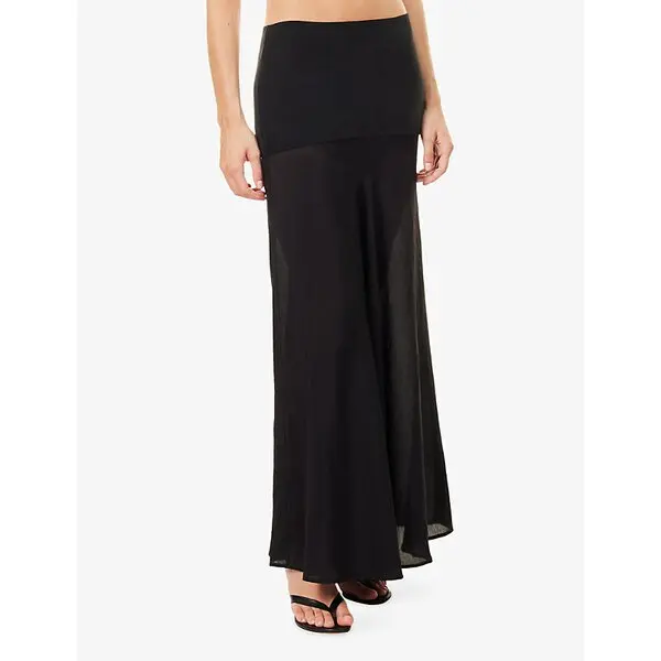 BELLE ANNA Jewel Maxi Skirt - Black