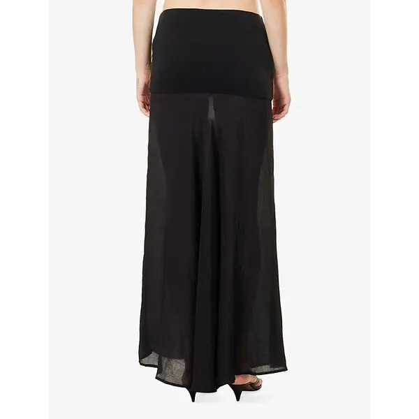 BELLE ANNA Jewel Maxi Skirt - Black
