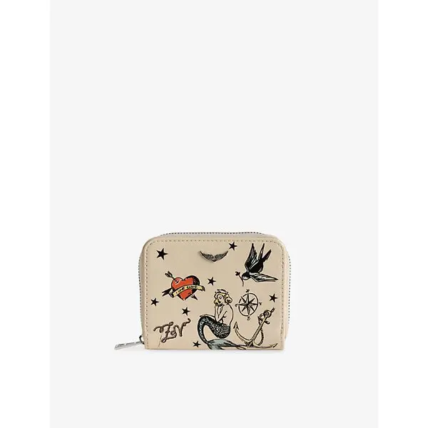 Zadig&Voltaire Mini Zv Tattoo Leather Purse