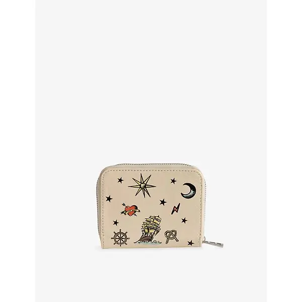 Zadig&Voltaire Mini Zv Tattoo Leather Purse