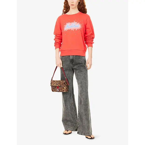 MOTHER The Dorito Camper Cotton-jersey Sweatshirt