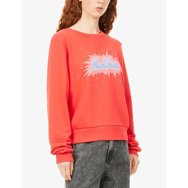 MOTHER The Dorito Camper Cotton-jersey Sweatshirt