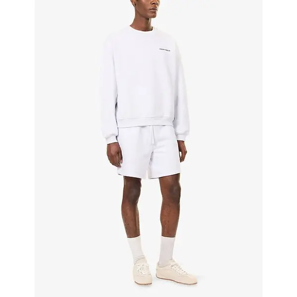 THE COUTURE CLUB Micro Copyright Logo-print Cotton Sweatshirt
