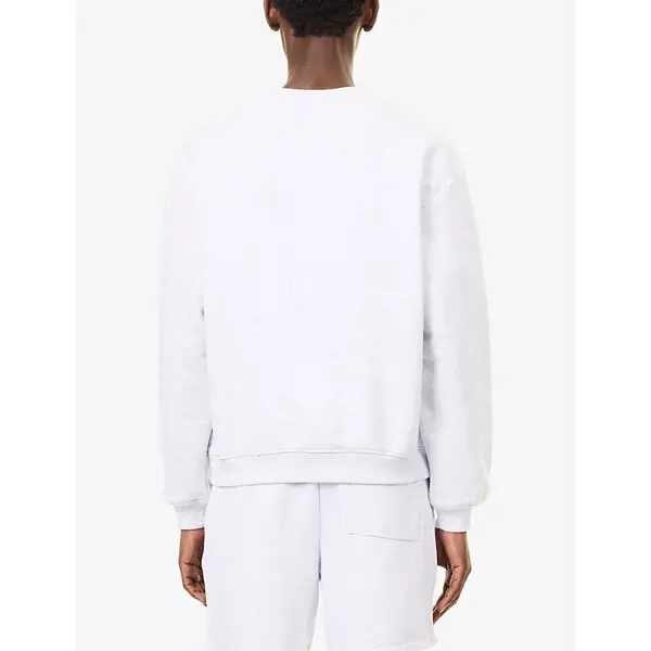 THE COUTURE CLUB Micro Copyright Logo-print Cotton Sweatshirt
