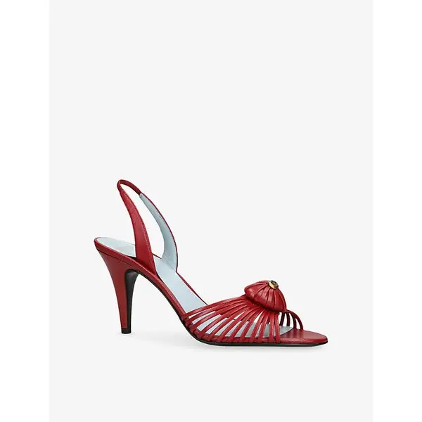 Valentino Garavani Royal Slingback Leather Heeled Sandals