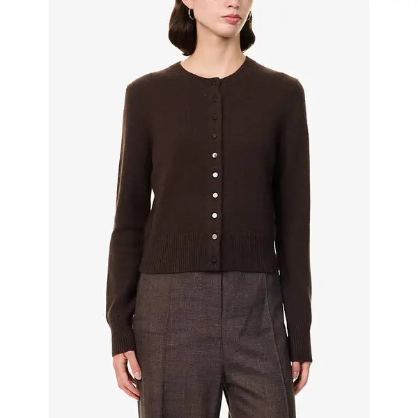 Theory The Button Cashmere Knit Cardigan
