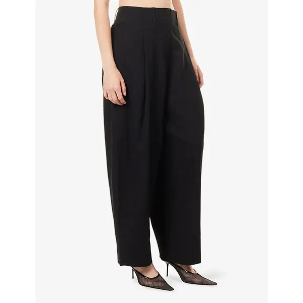 ME+EM Tailored Barrel-leg Woven Trousers