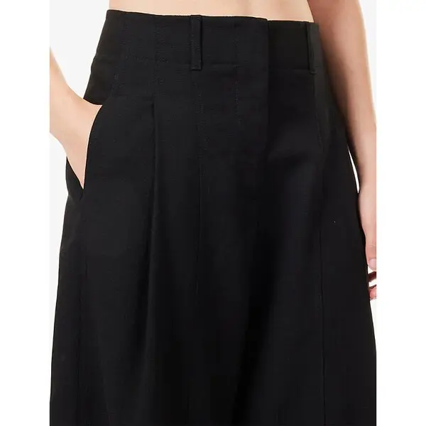 ME+EM Tailored Barrel-leg Woven Trousers