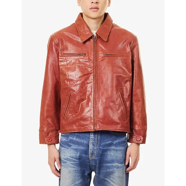 FOUND Marlboro Racer Leather Jacket