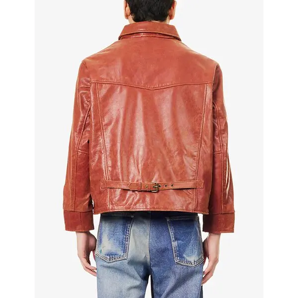 FOUND Marlboro Racer Leather Jacket