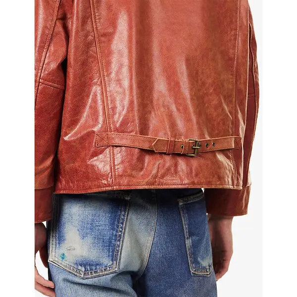 FOUND Marlboro Racer Leather Jacket