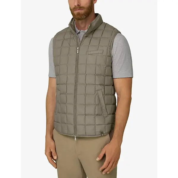 Boggi Milano Quilted Goose-down Gilet