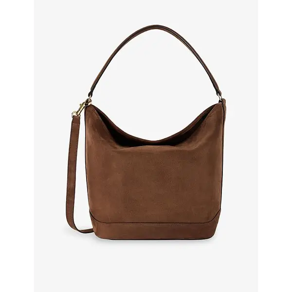 Sandro Tangoso Suede Bucket Bag
